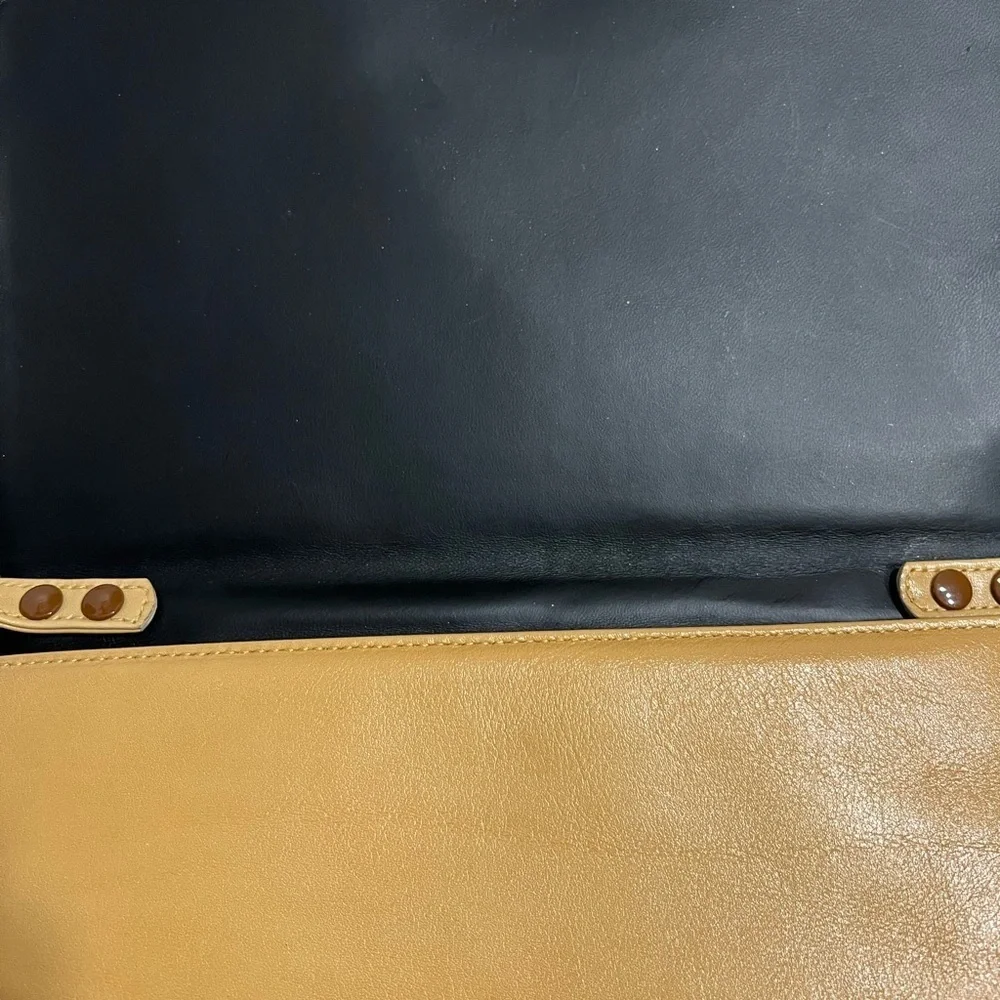 Modell JOB | Bags | Job Modell Vintage Tan Leather Shoulder Bag With ...